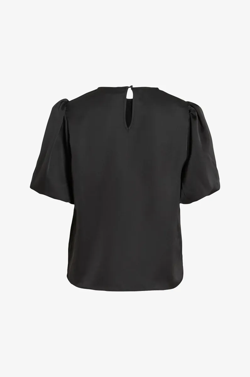 ELLETTE TOPP M/PUFFERM - SORT - SOFIES VILLA