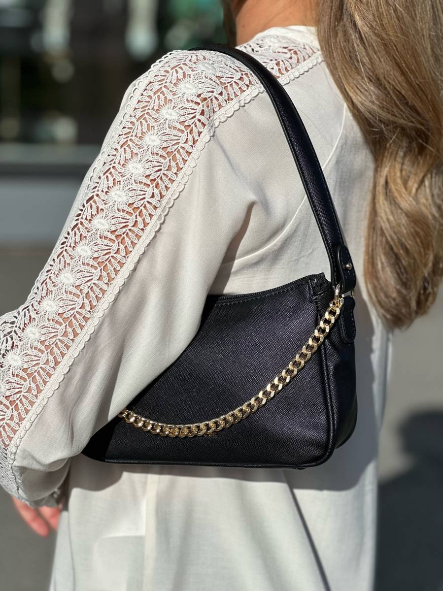 MARCO TOZZI VESKE - SORT M/GULLDETALJER - SOFIES VILLA