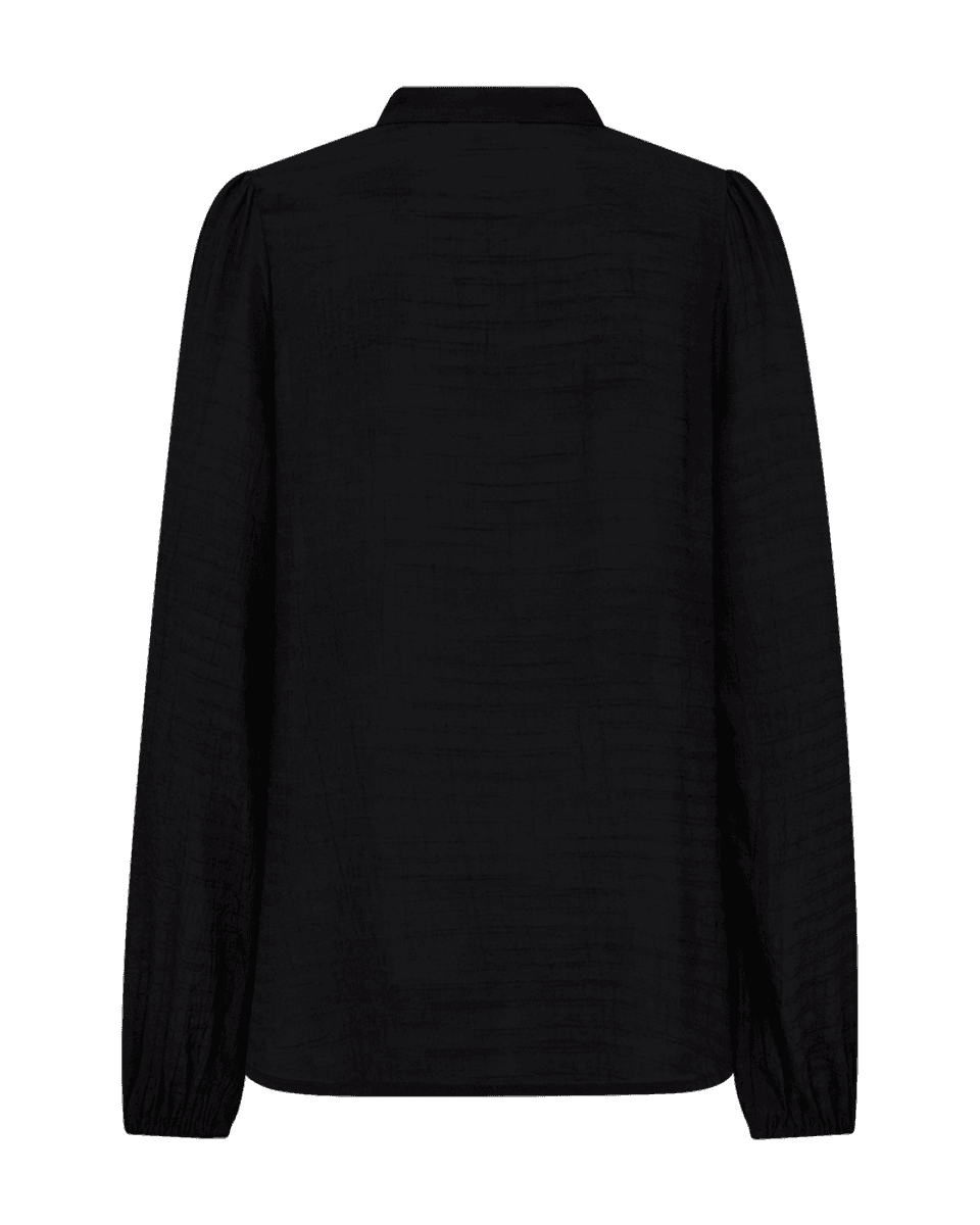 FREEQUENT SHU BLUSE EMBRO - SORT - SOFIES VILLA